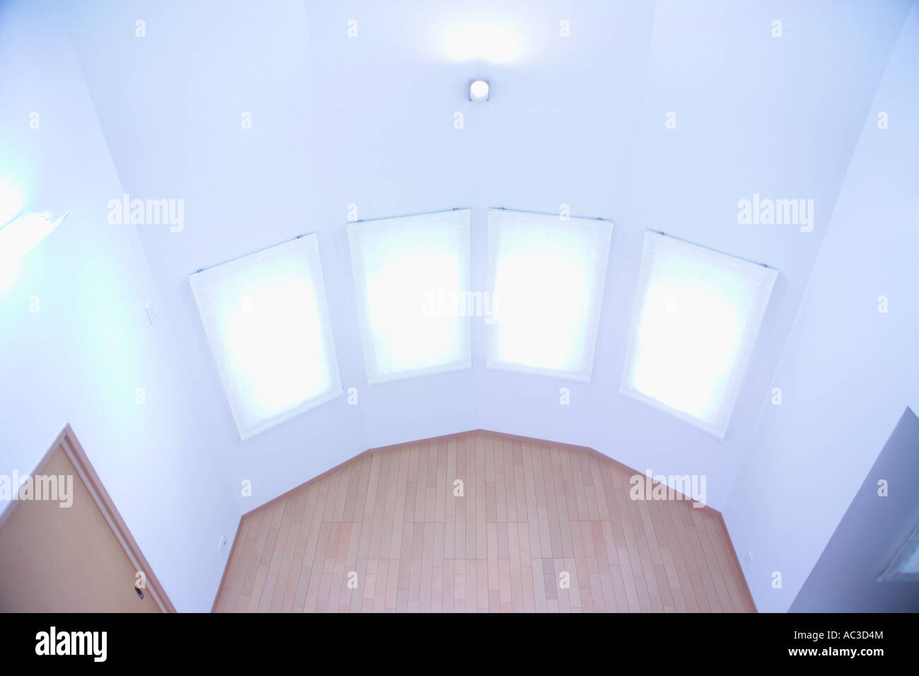 Empty room high angle view Stock Photo - Alamy