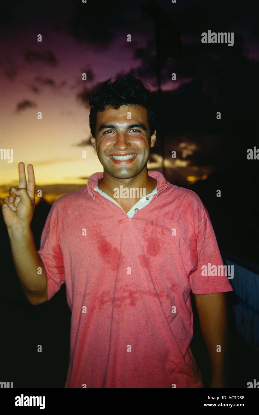 1 man sweating Stock Photo - Alamy