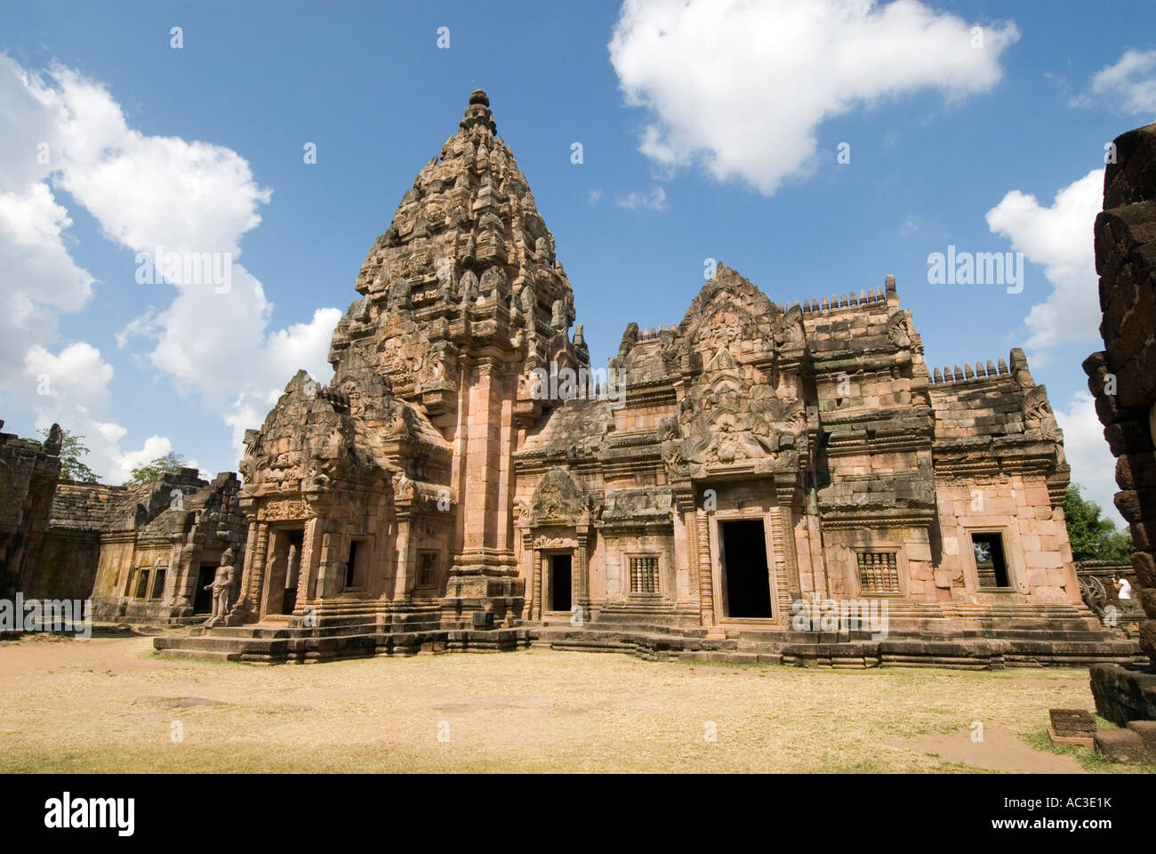 Phanom Rung Angkorian period Khmer temple. Buriram Thailand Stock Photo ...