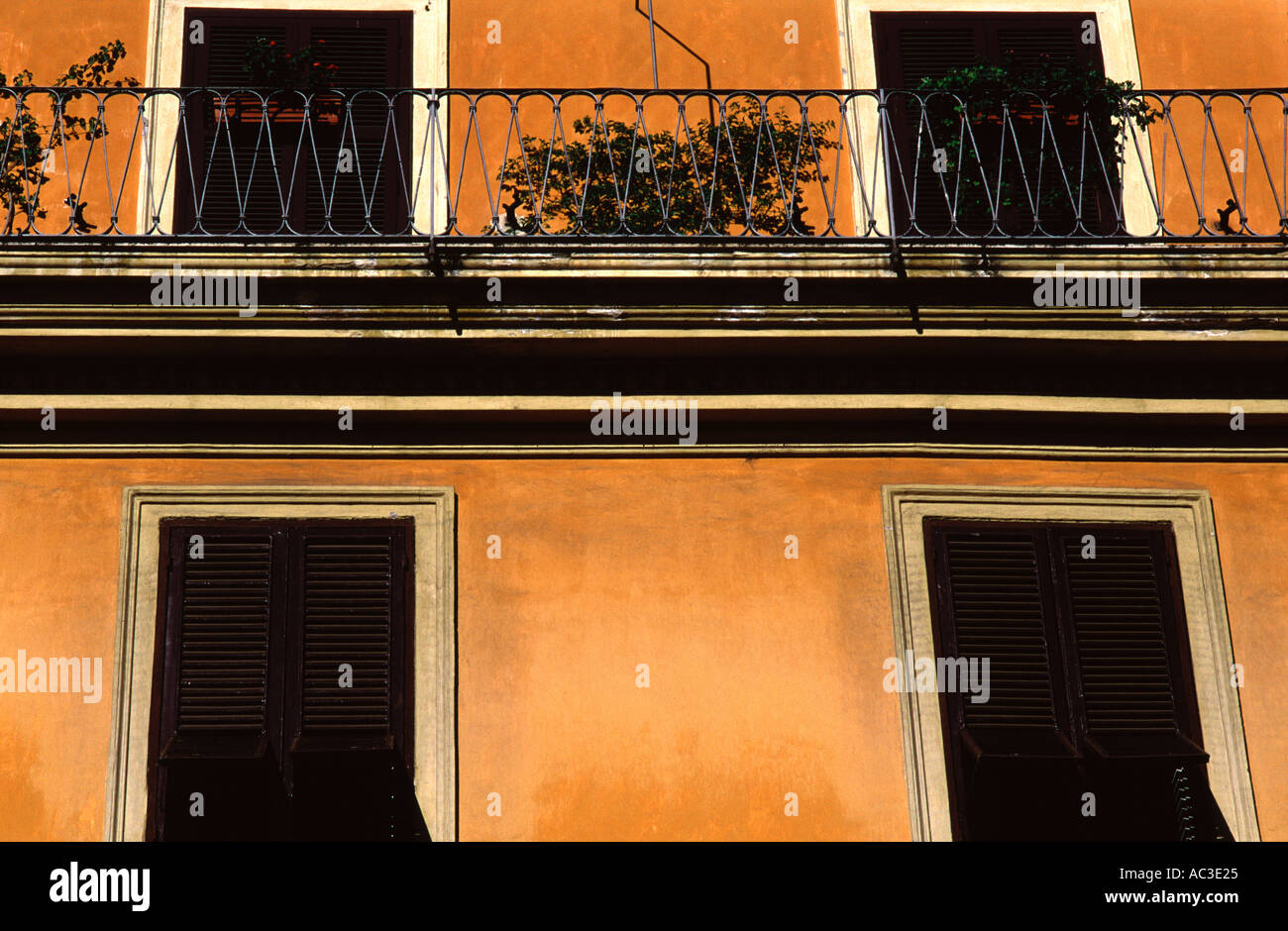 Windows Rome Italy Stock Photo - Alamy