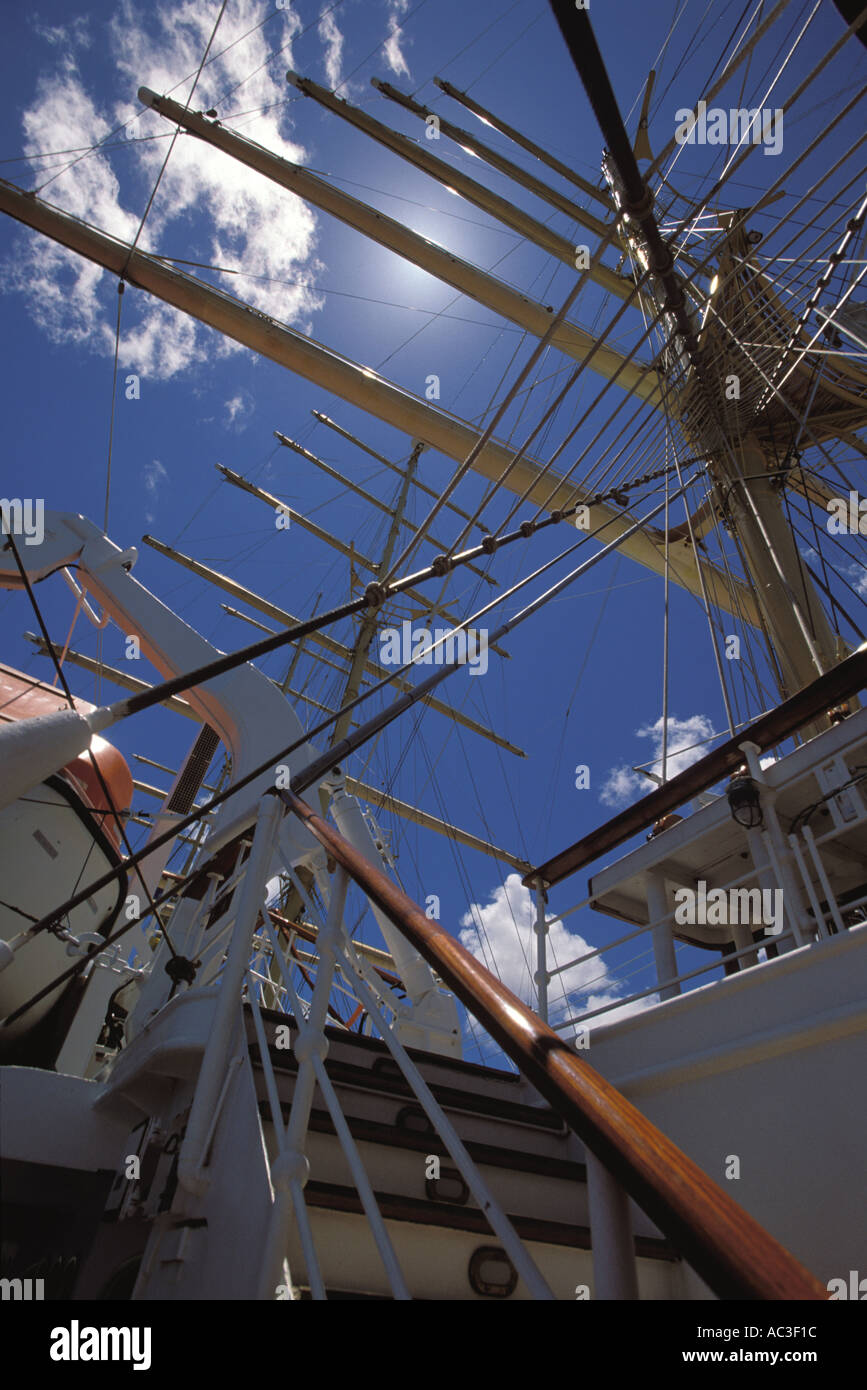 Cruises, Clipper Ships, Royal Clipper, rigging Stock Photo - Alamy