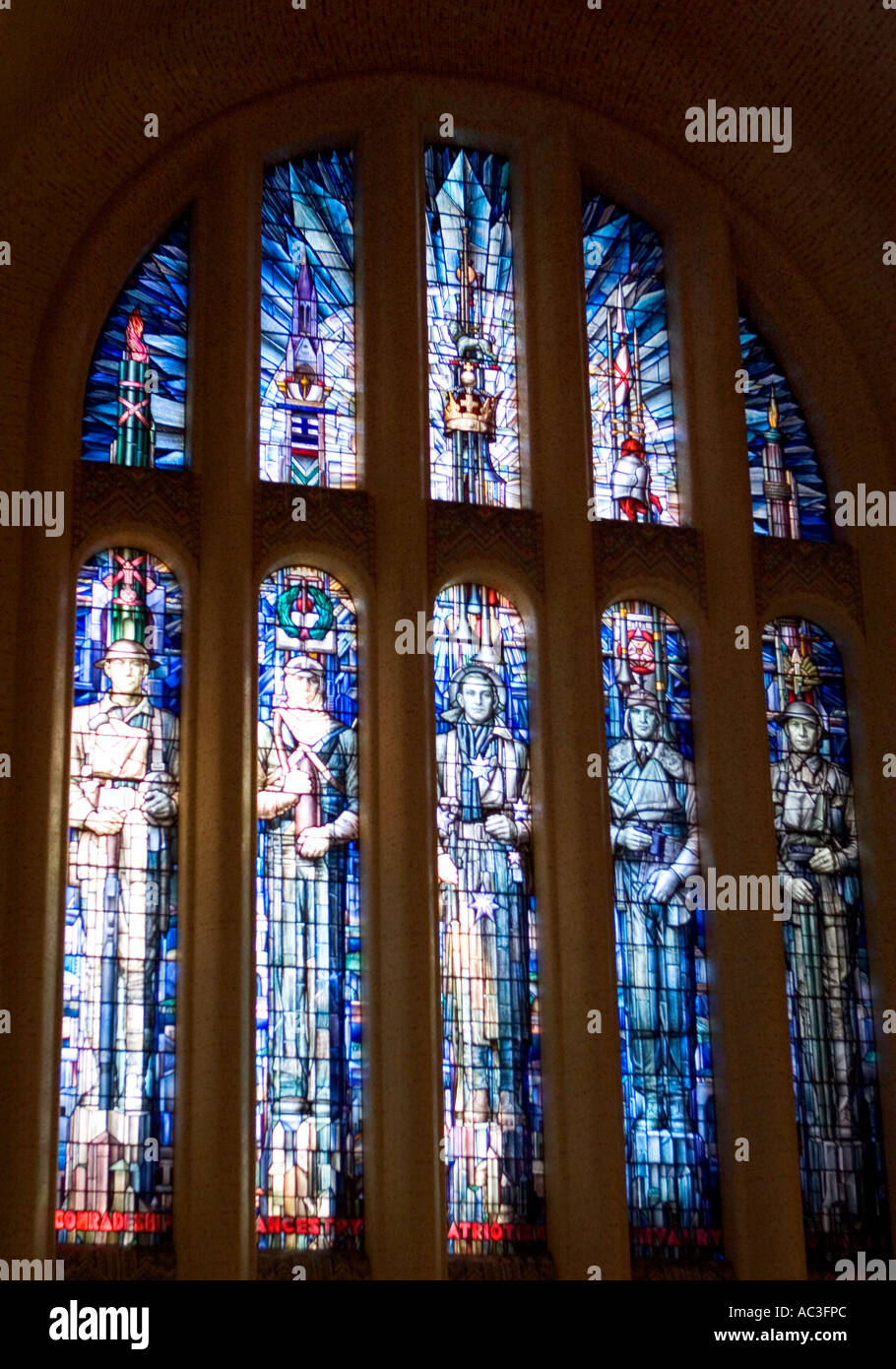 Stained glass world war one hi-res stock photography and images - Alamy
