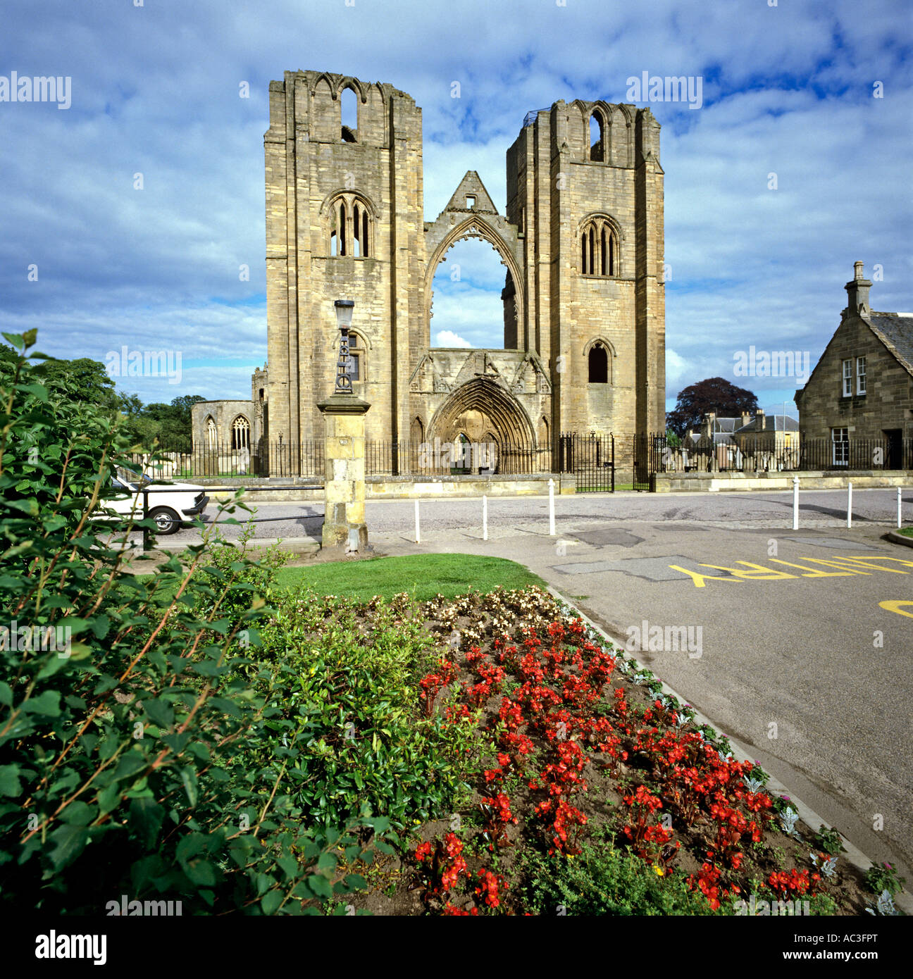Ruins of Elgin cathedral Moray Scotland UK EU Stock Photo - Alamy