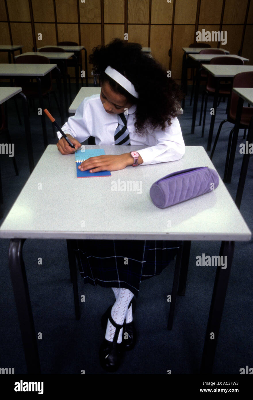 School uniform detention hi-res stock photography and images - Alamy