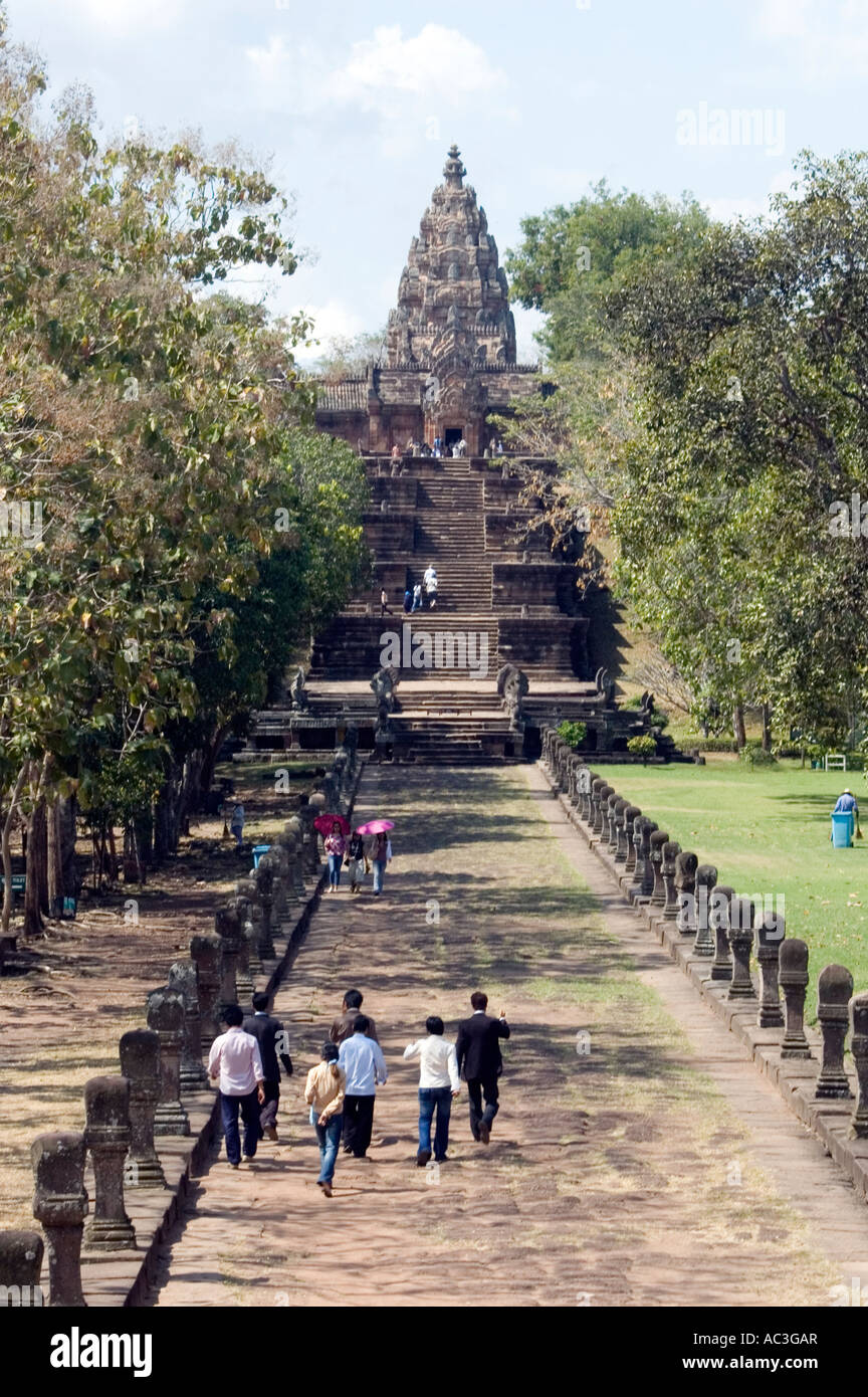 Phanom Rung Angkorian period Khmer temple. Buriram Thailand Stock Photo ...