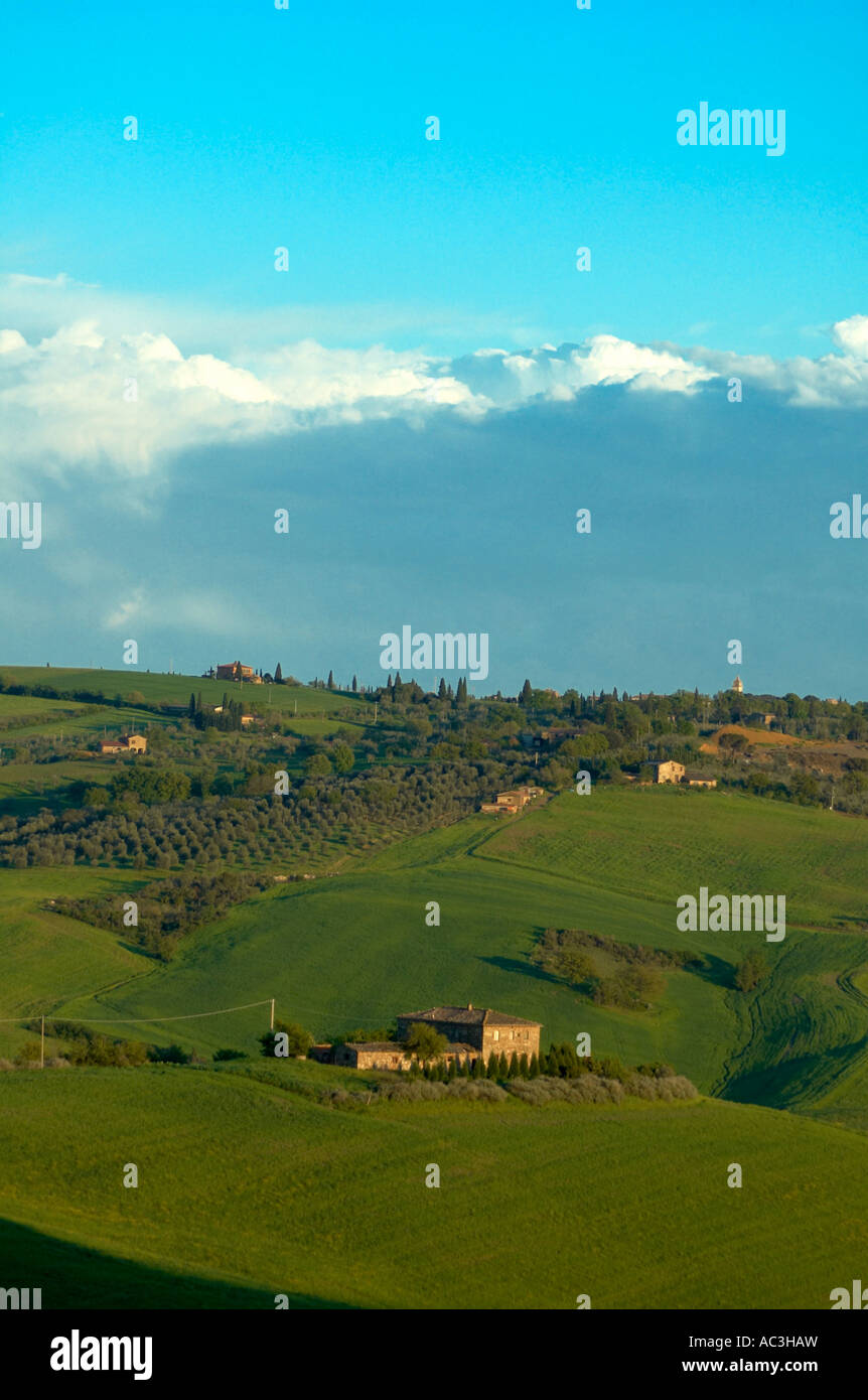 Rural countryside landscape in Tuscany region of Italy Stock Photo - Alamy
