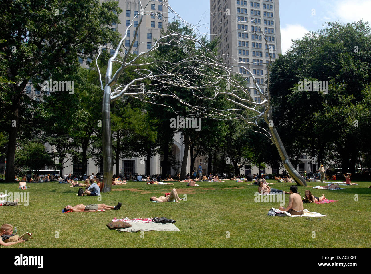 Conjoined sculpture roxy paine in hi-res stock photography and images ...