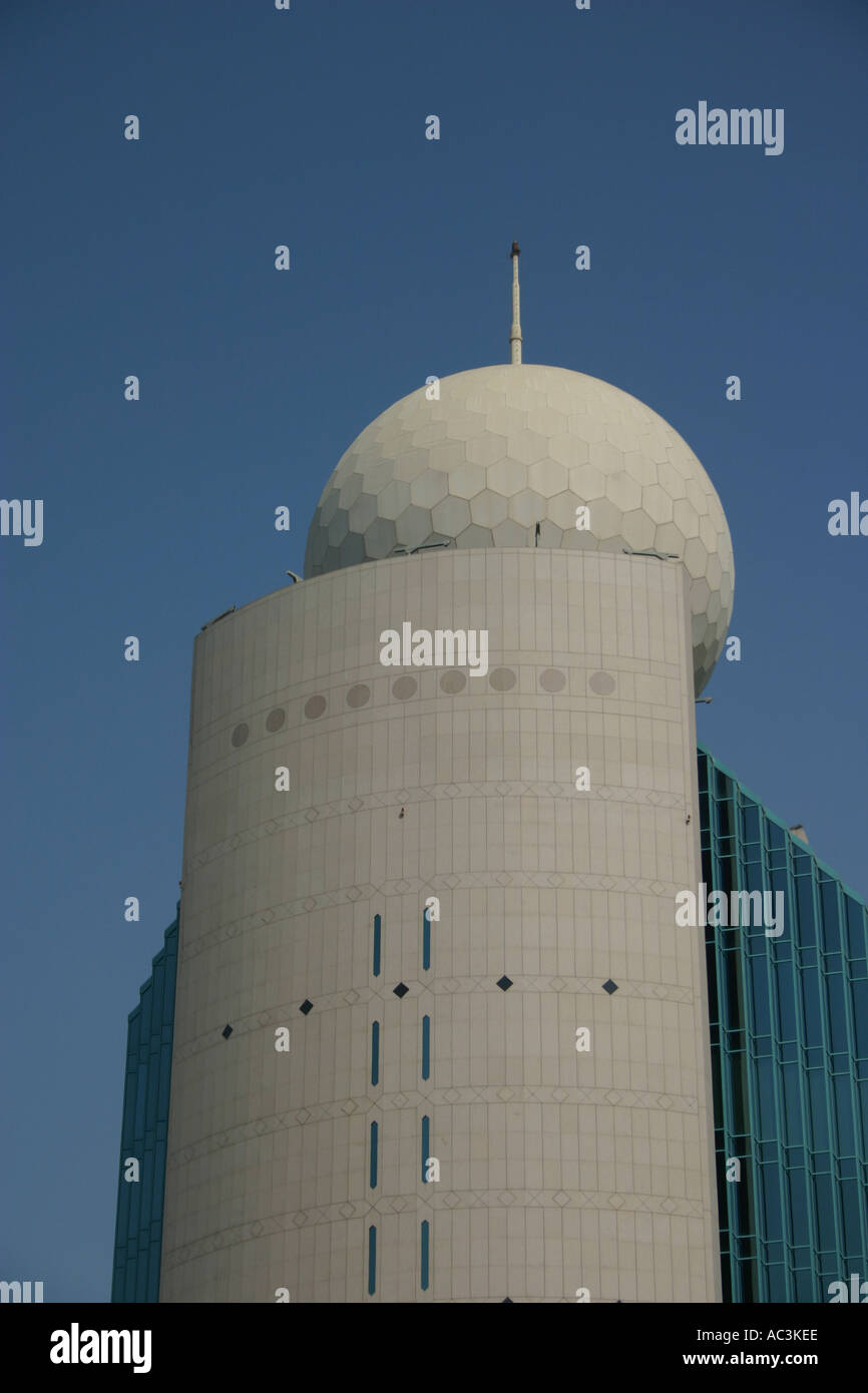 Dubai modern architecture sphere on building Stock Photo - Alamy