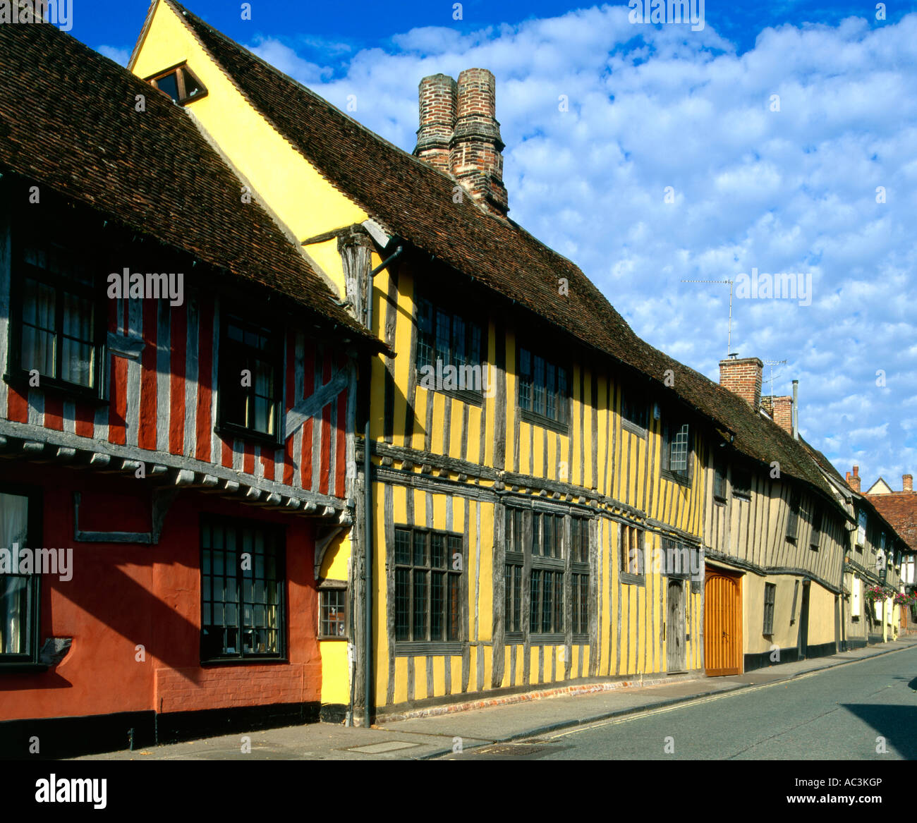 Water Street Lavenham Suffolk Stock Photo - Alamy