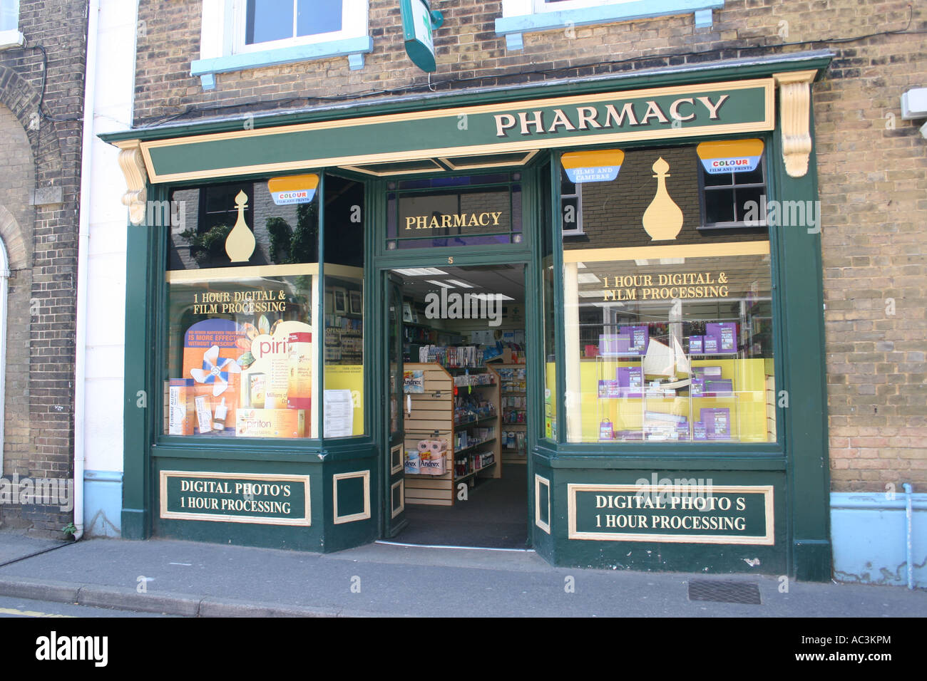 Traditional Pharmacy. Norfolk Stock Photo - Alamy