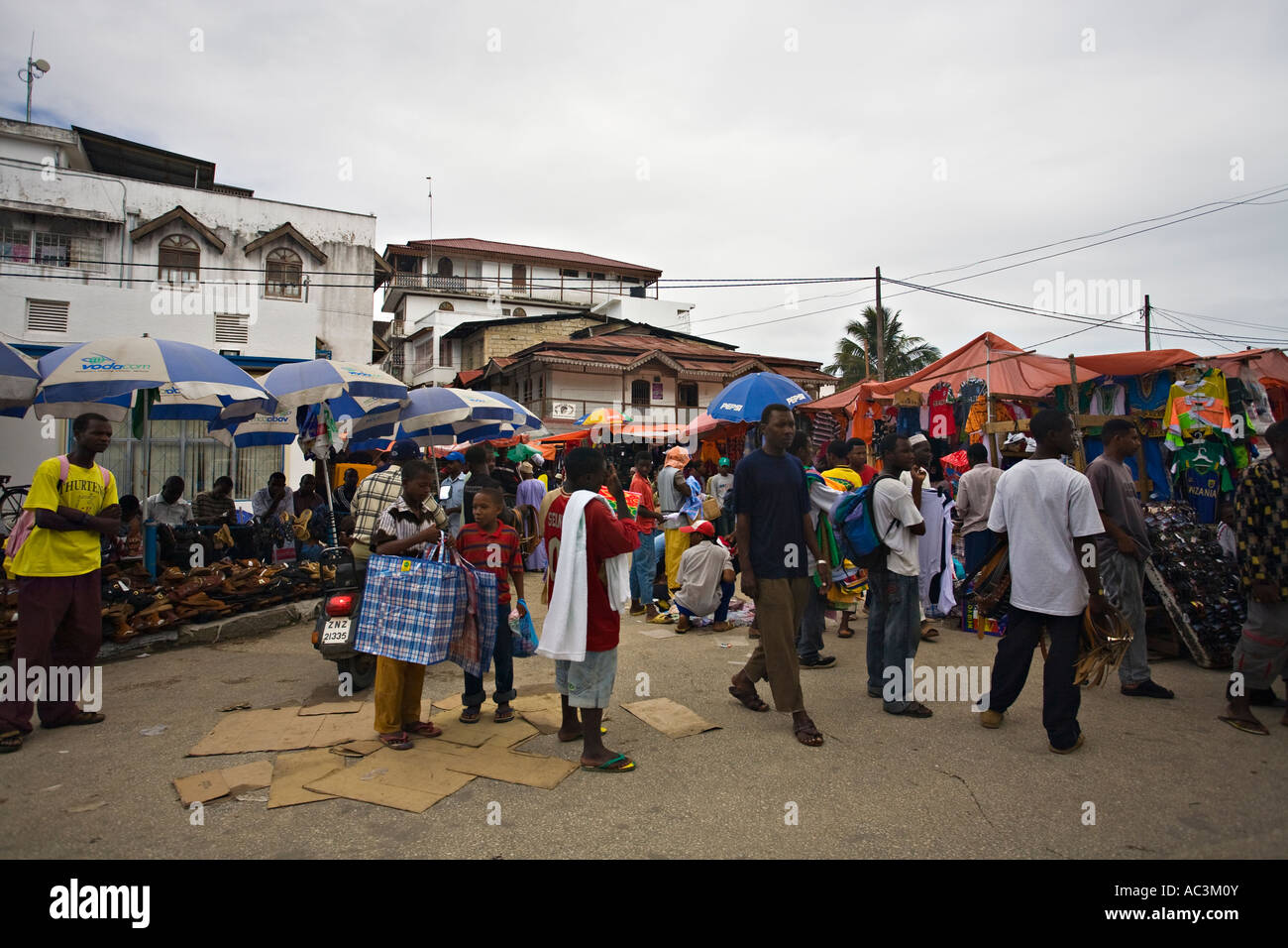 Stone Town market, Zanzibar, Africa Stock Photo - Alamy