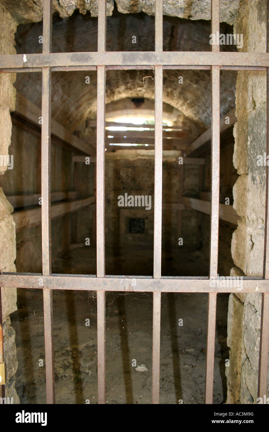 Prison Cell. Zakynthos Castle. Zante, Greece Stock Photo - Alamy