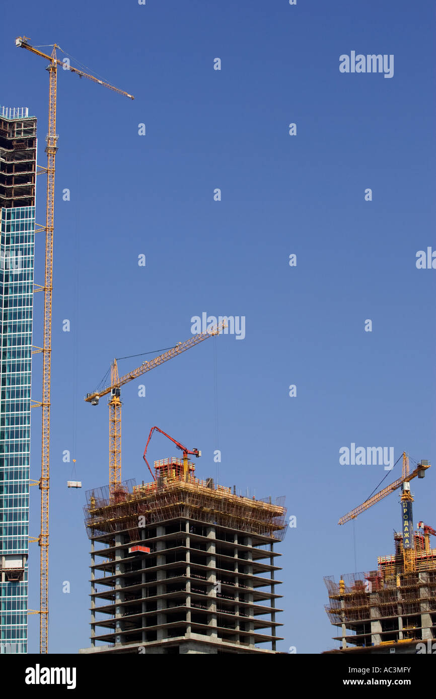 The Federation Tower skyscraper complex currently under construction in ...