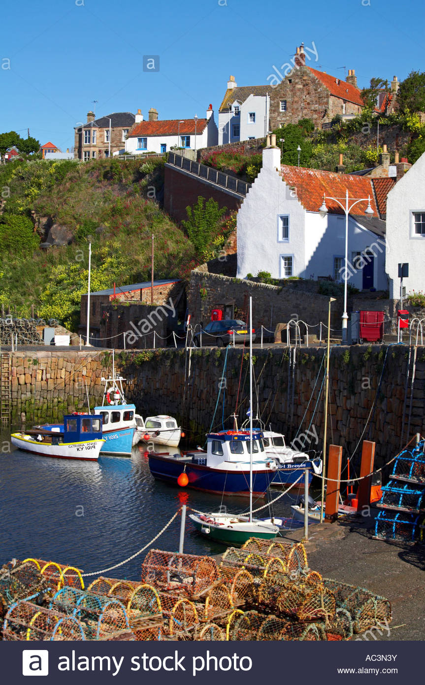 Crail harbour, Fife Scotland Stock Photo - Alamy