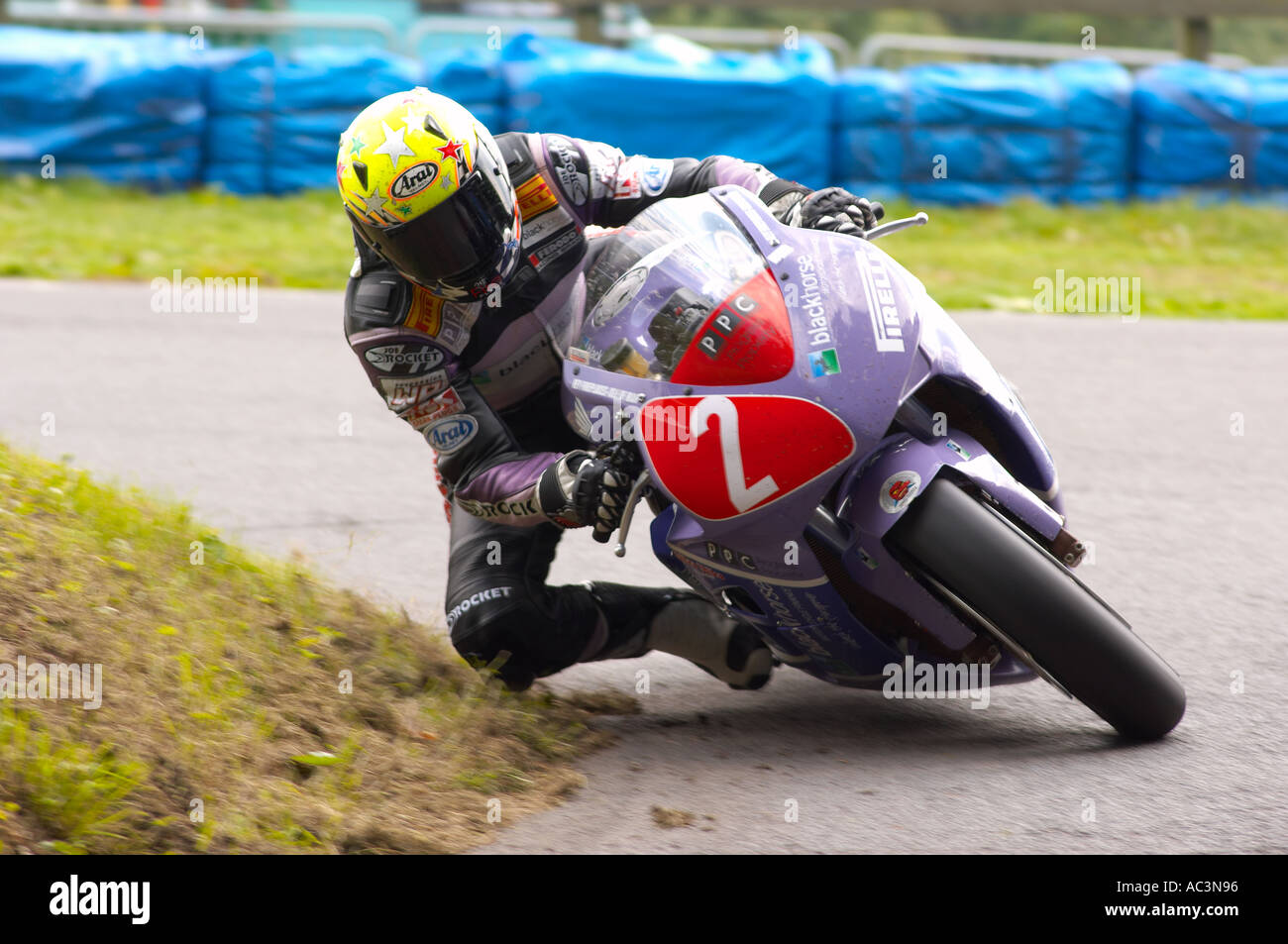 Ian Lougher Isle Of Man TT Winner 2005 Stock Photo - Alamy
