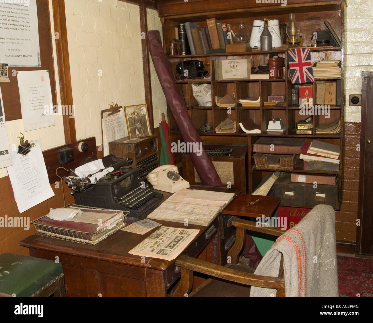 The Managers Office as a Museum Piece at Quorn Station, the Great ...