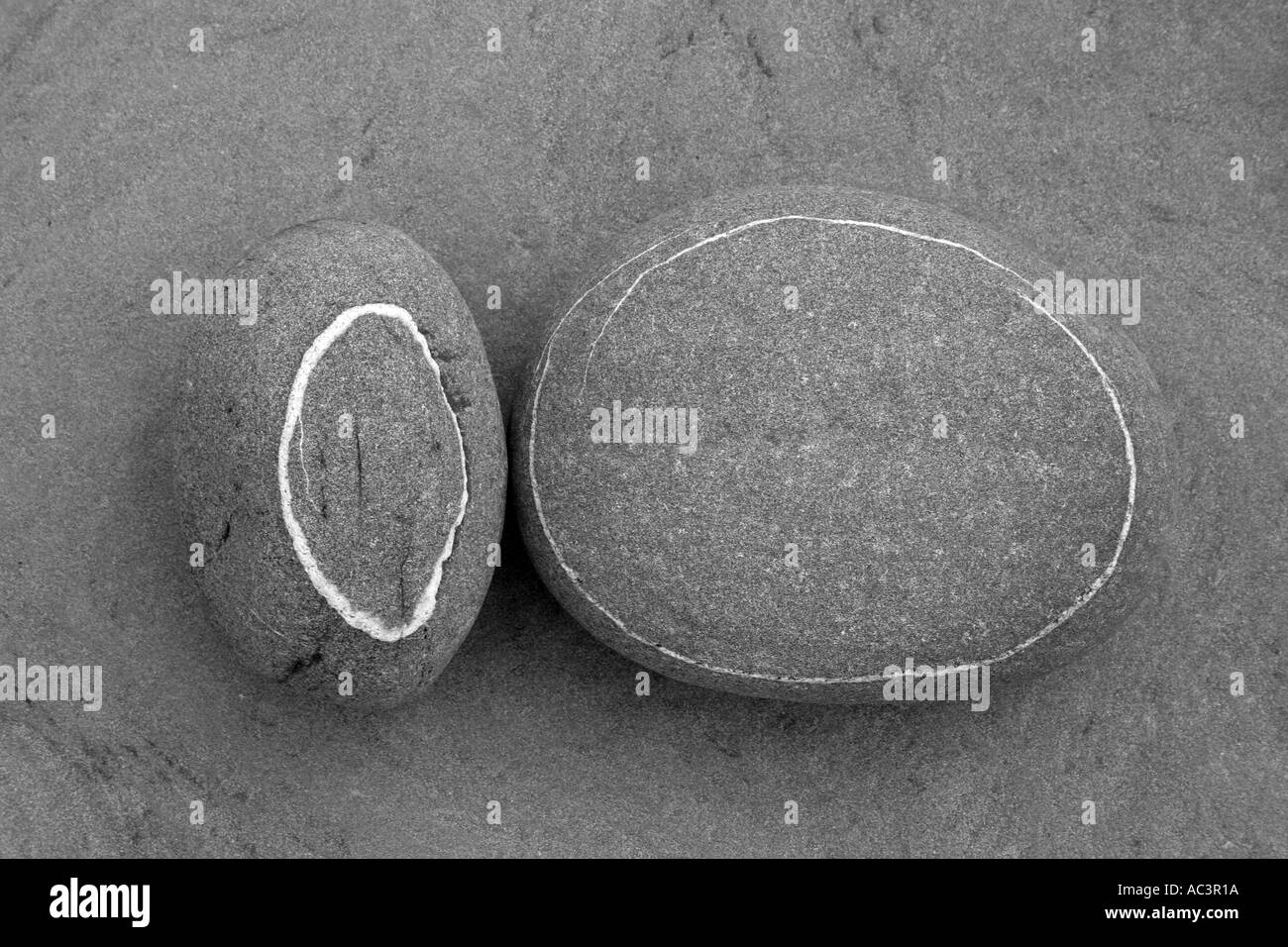 Rock oval Black and White Stock Photos & Images - Alamy