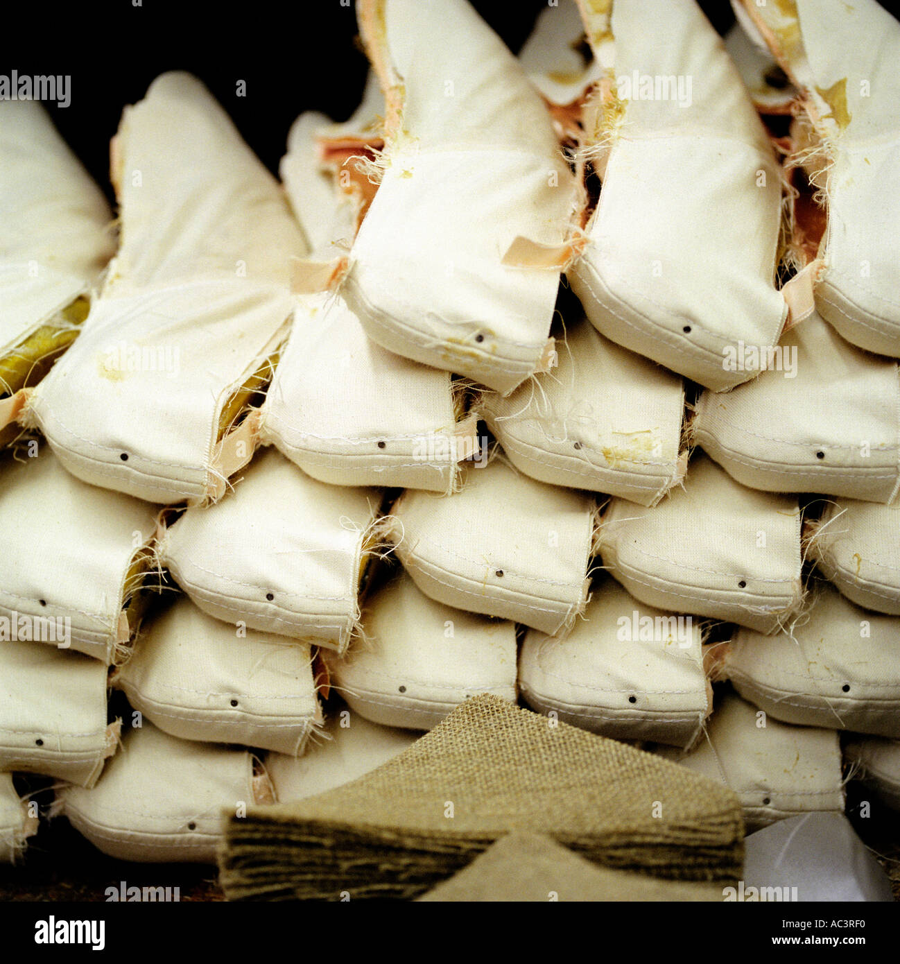 ballet shoe production at the Freed factory London Stock Photo - Alamy