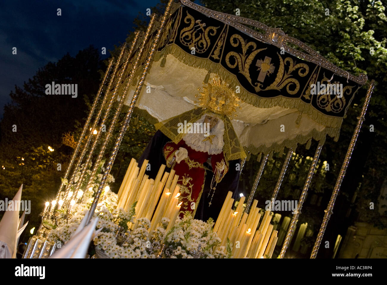 Holy week procession candles hi-res stock photography and images - Alamy
