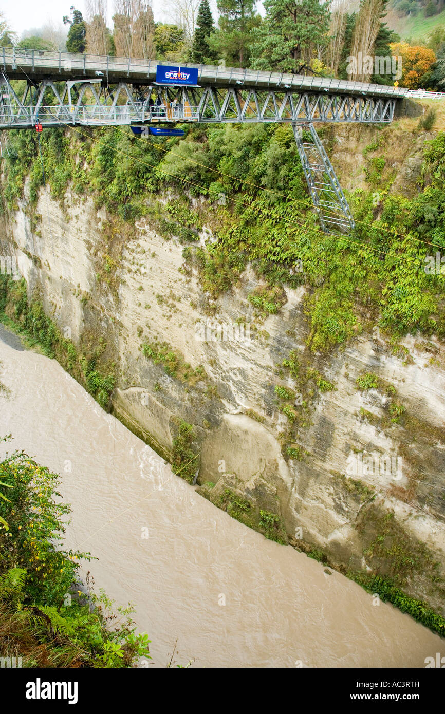 Bridge over Rangitikei River Mokai Canyon Rangitikei North Island New ...