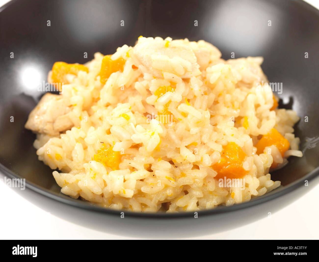 Chicken and Butternut Squash Risotto Stock Photo - Alamy