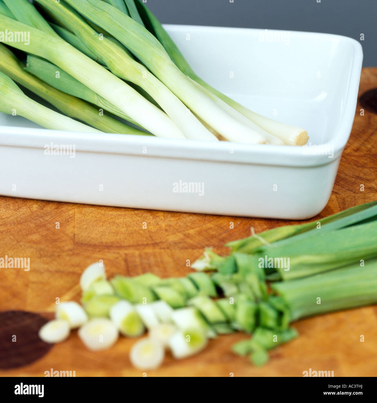 Baby leek vegetable hi-res stock photography and images - Alamy