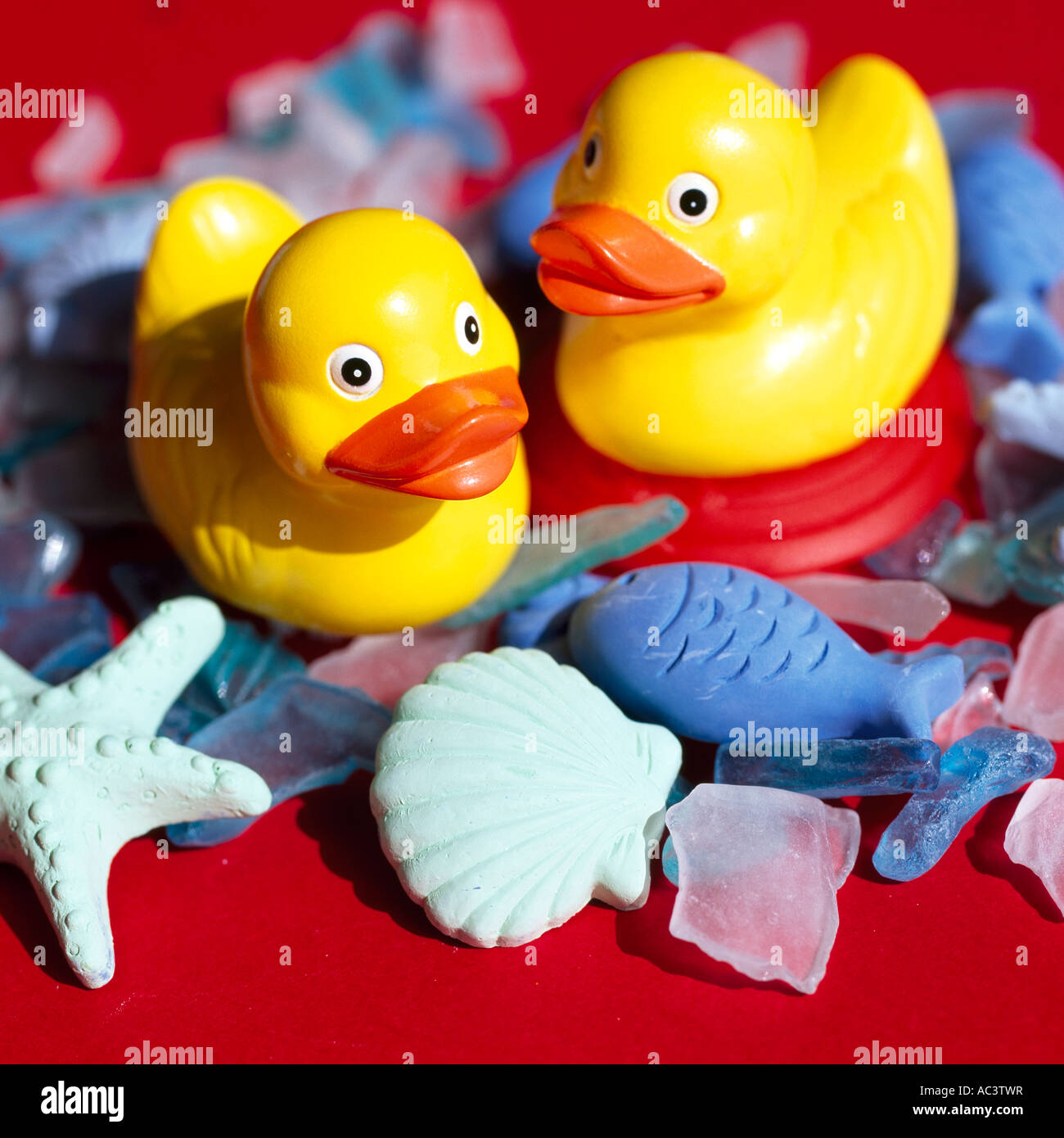 Novelty rubber ducks hi-res stock photography and images - Alamy