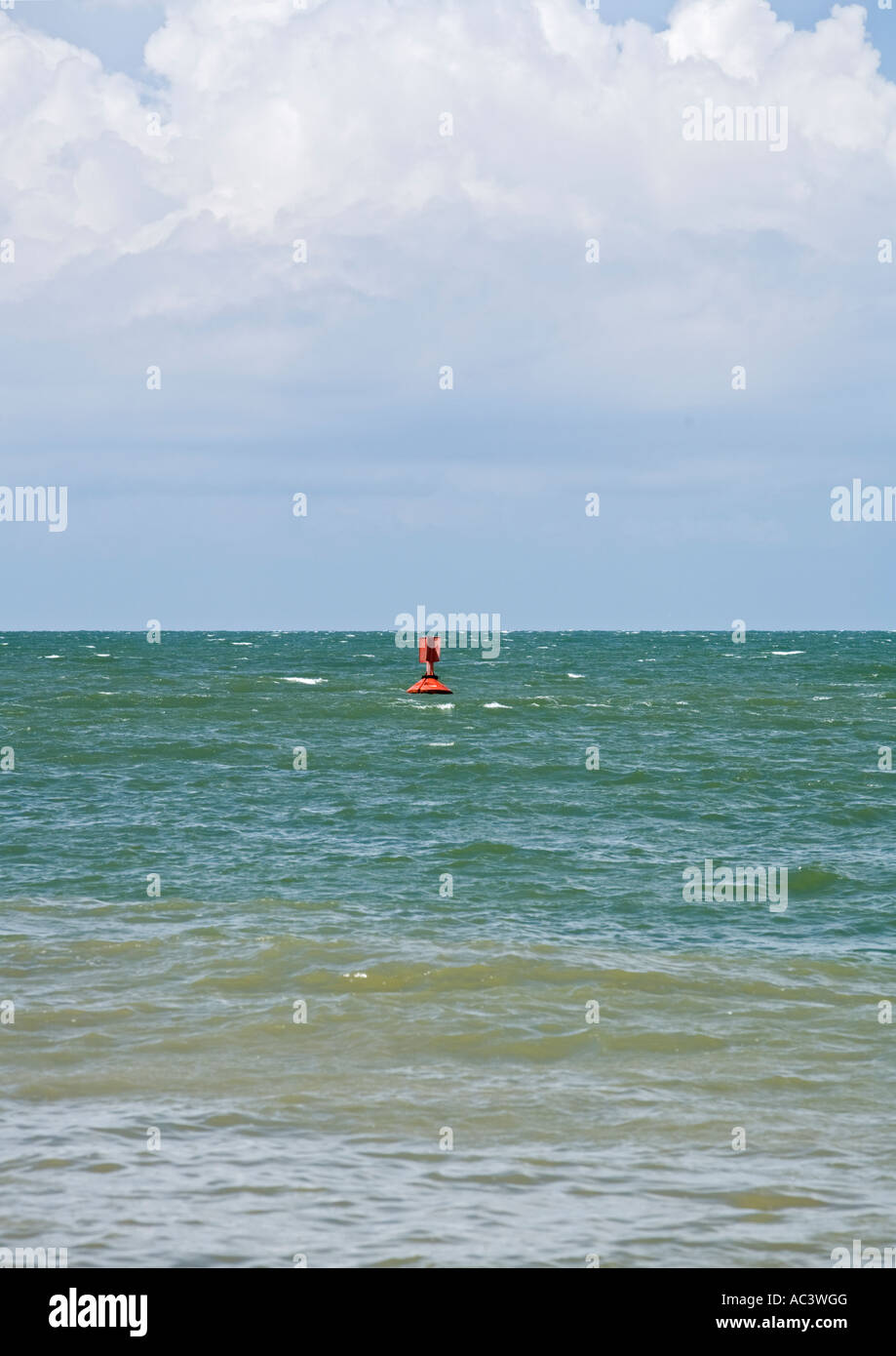 red starboard mark red lateral mark buoyage buoyage france eu Stock ...