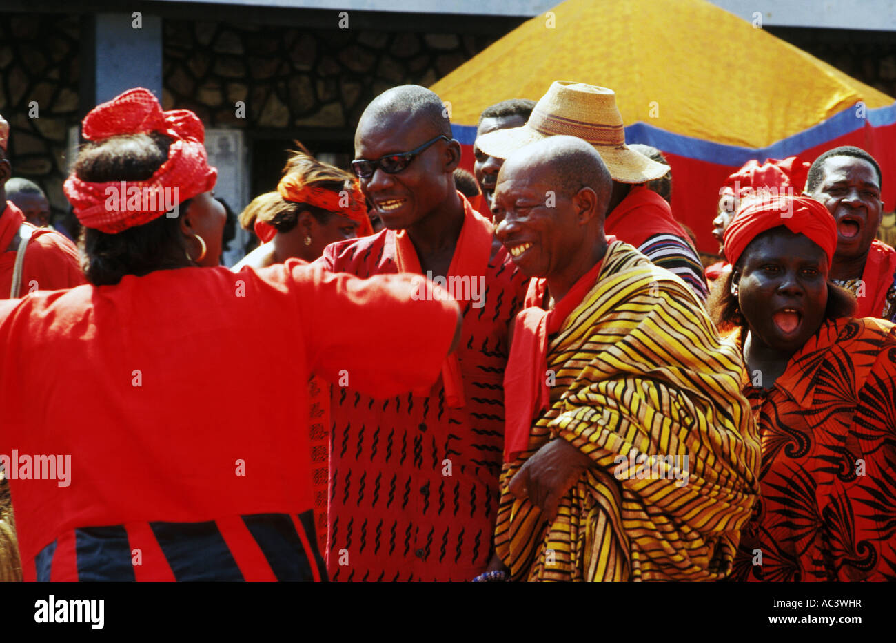 homowo festival in james town, accra, ghana Stock Photo - Alamy
