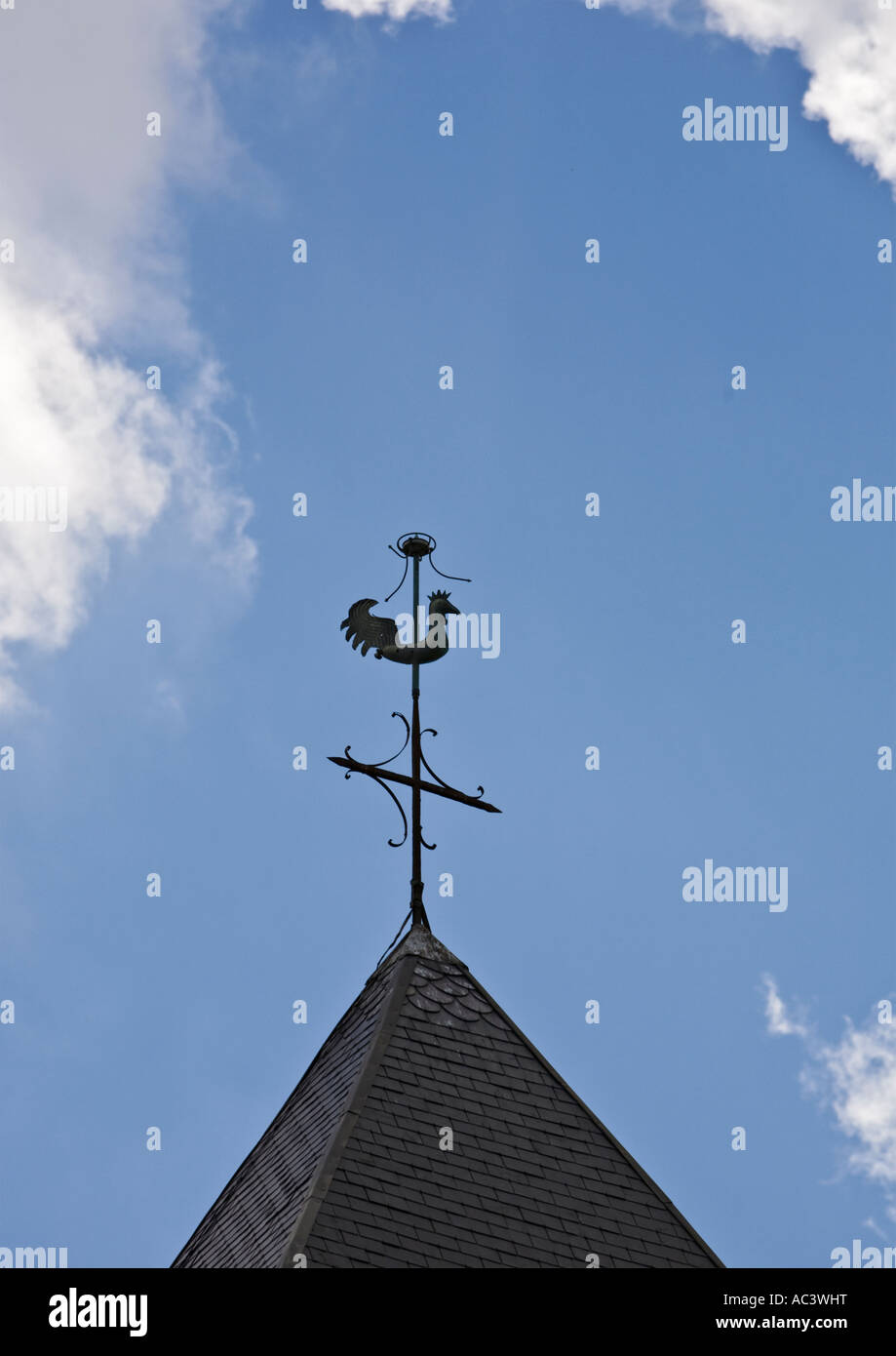 Cockerel weather vane church hi-res stock photography and images - Alamy