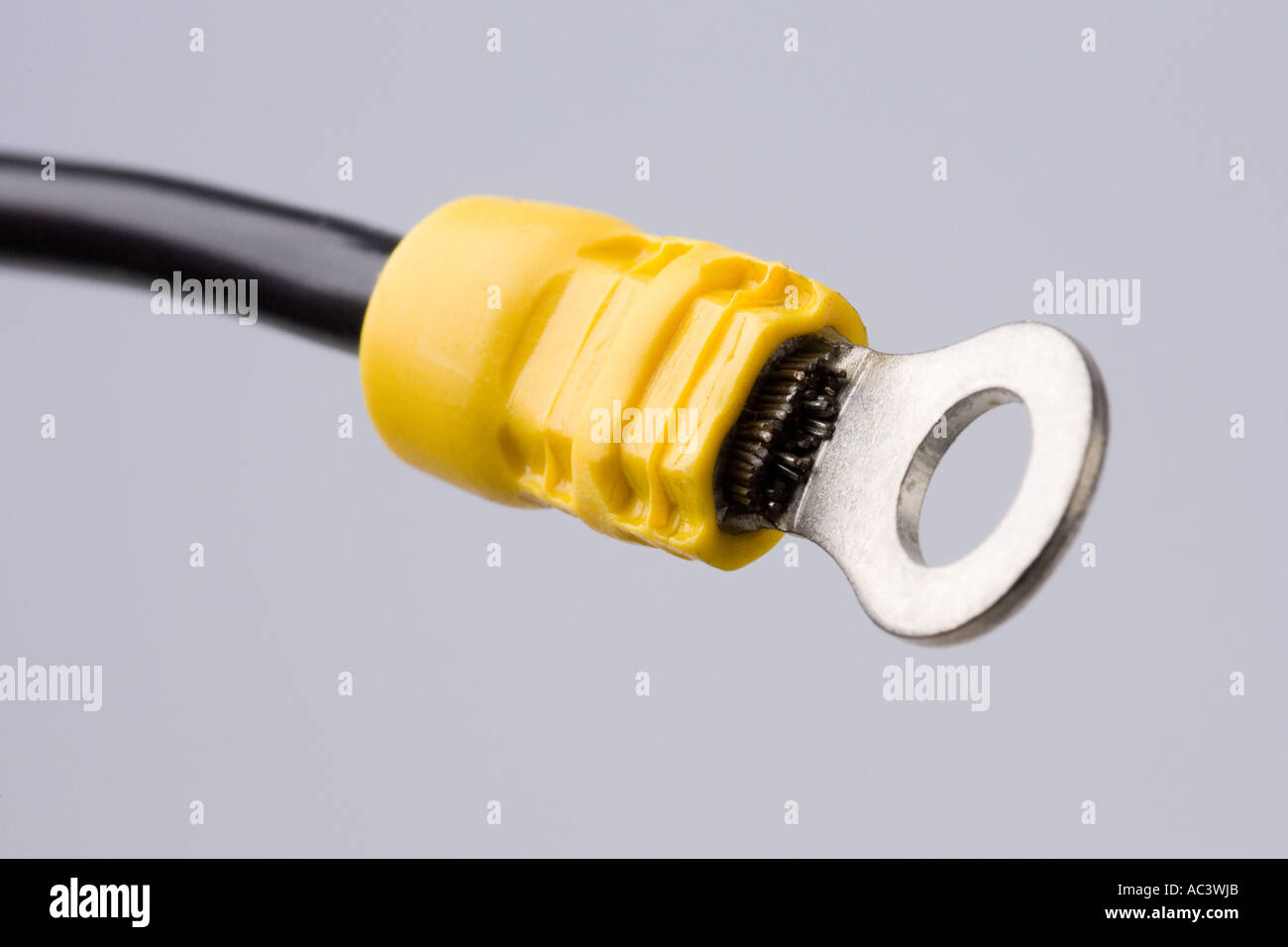 crimp on electrical terminal Stock Photo - Alamy