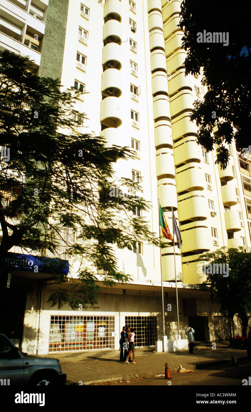 apartment block, polana, maputo, mozambique Stock Photo - Alamy