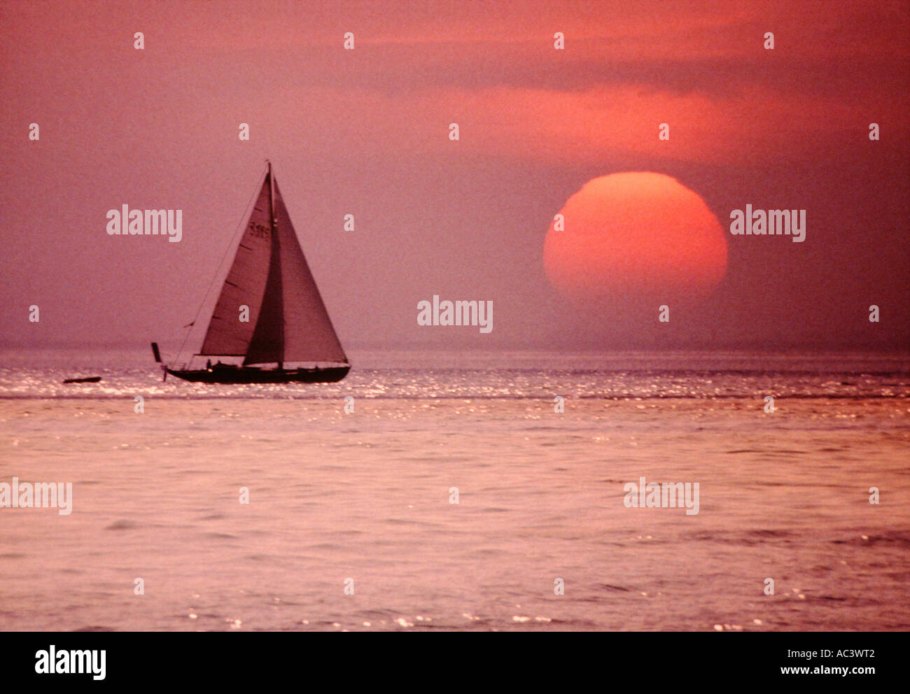 Large boat sails past hi-res stock photography and images - Alamy