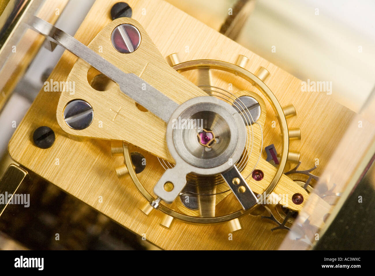 Miniature clock mechanism hi-res stock photography and images - Alamy