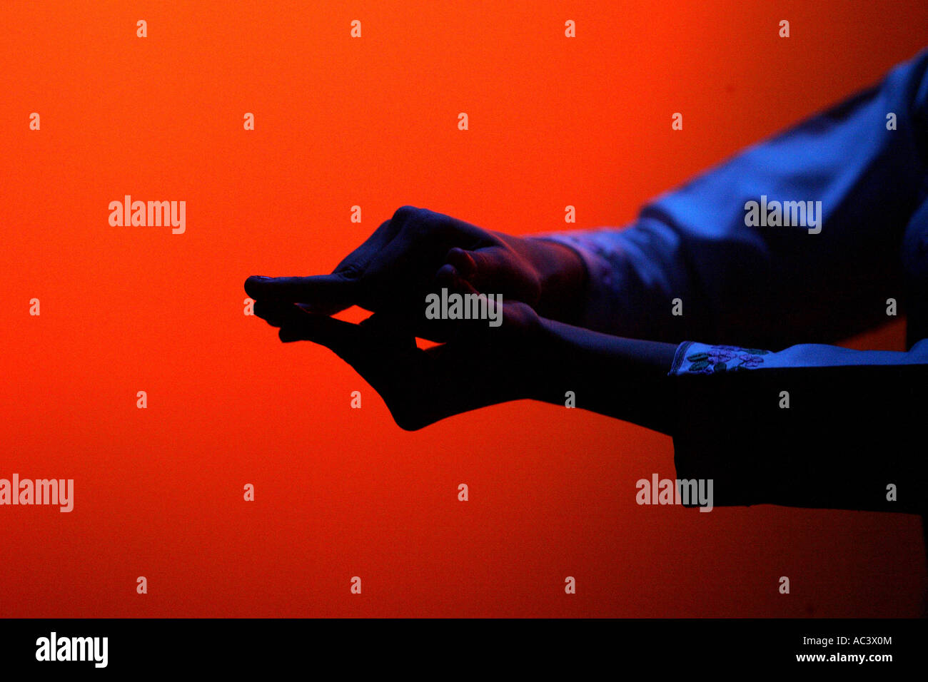 Hand Gesture from a Kuchipudi Performance Stock Photo - Alamy