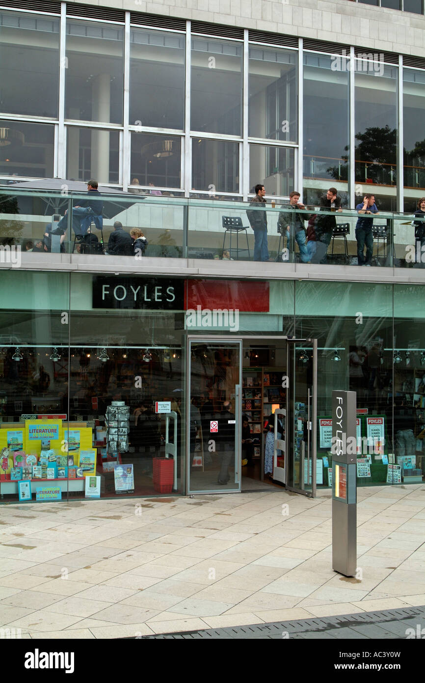 Foyles bookshop at the Royal Festival Hall Southbank Centre London ...