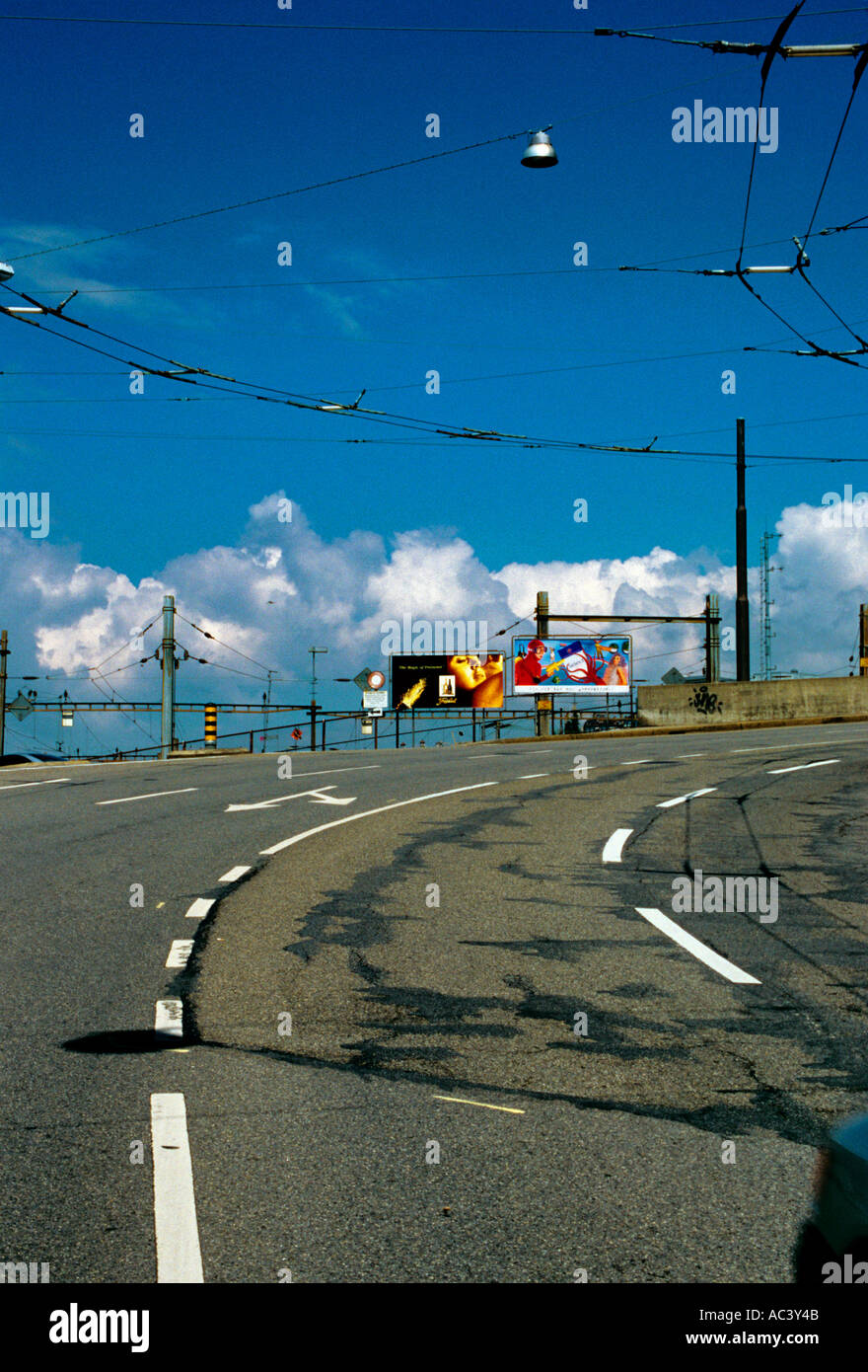 Empty tram lines hi-res stock photography and images - Alamy