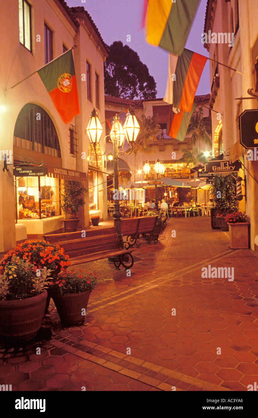 La Arcada Plaza Santa Barbara California Stock Photo - Alamy