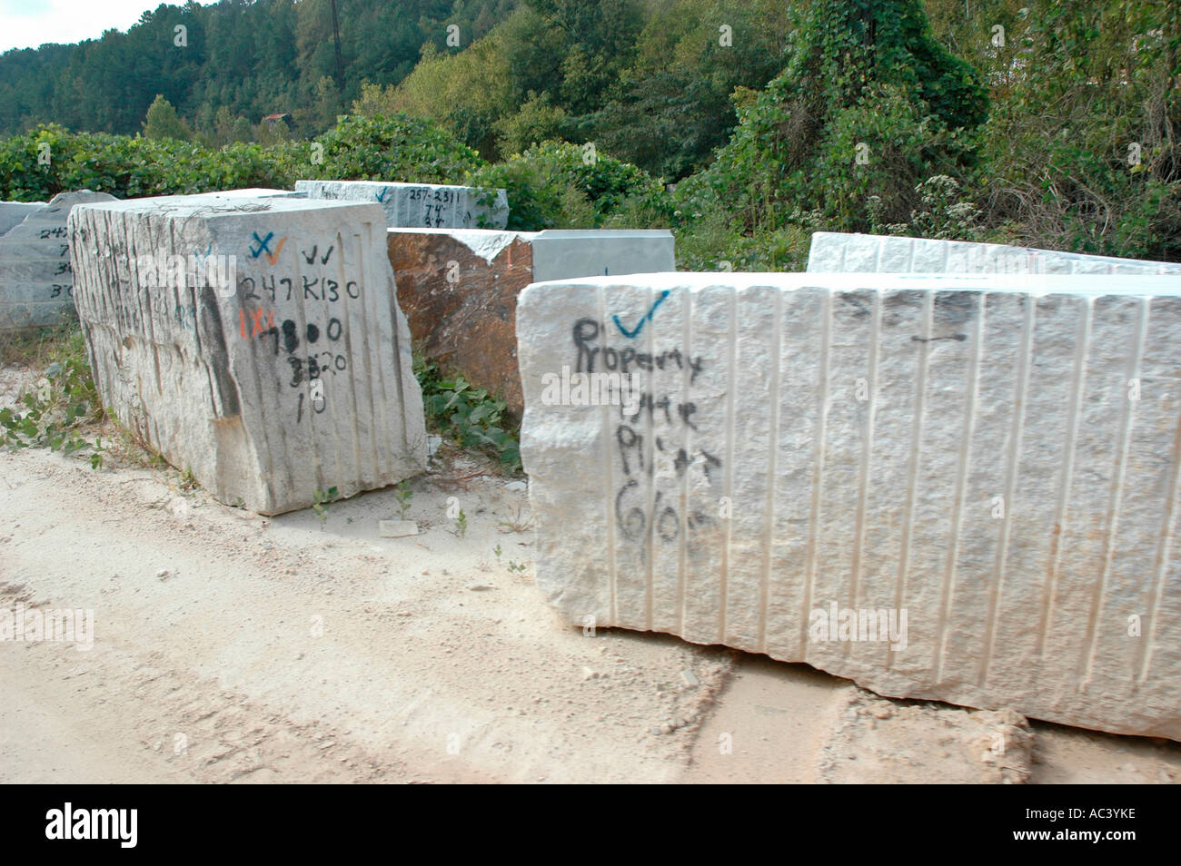Worlds largest marble pit mine in Tate North Georgia with another 500 ...