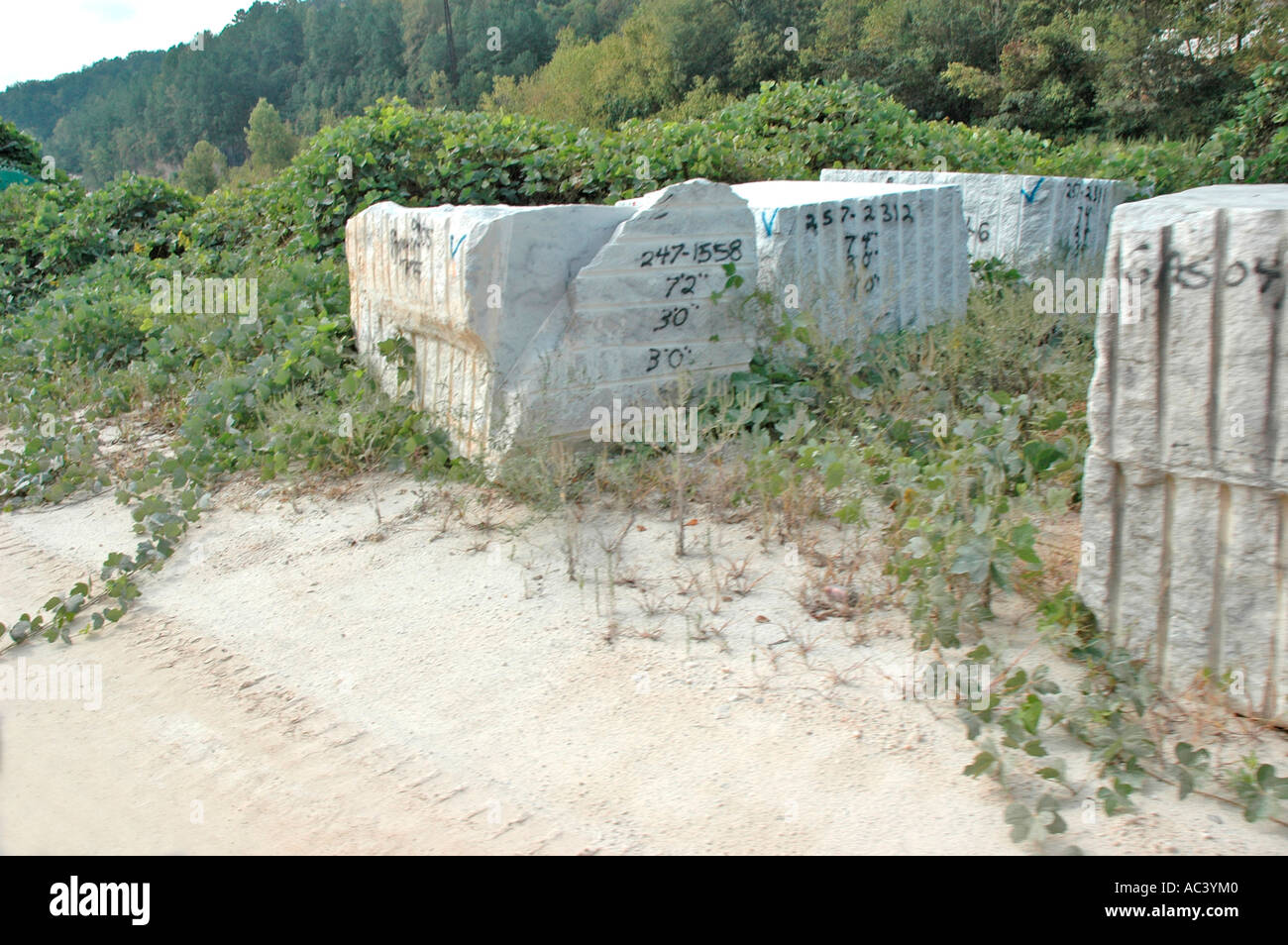 Worlds largest marble pit mine in Tate North Georgia with another 500 ...