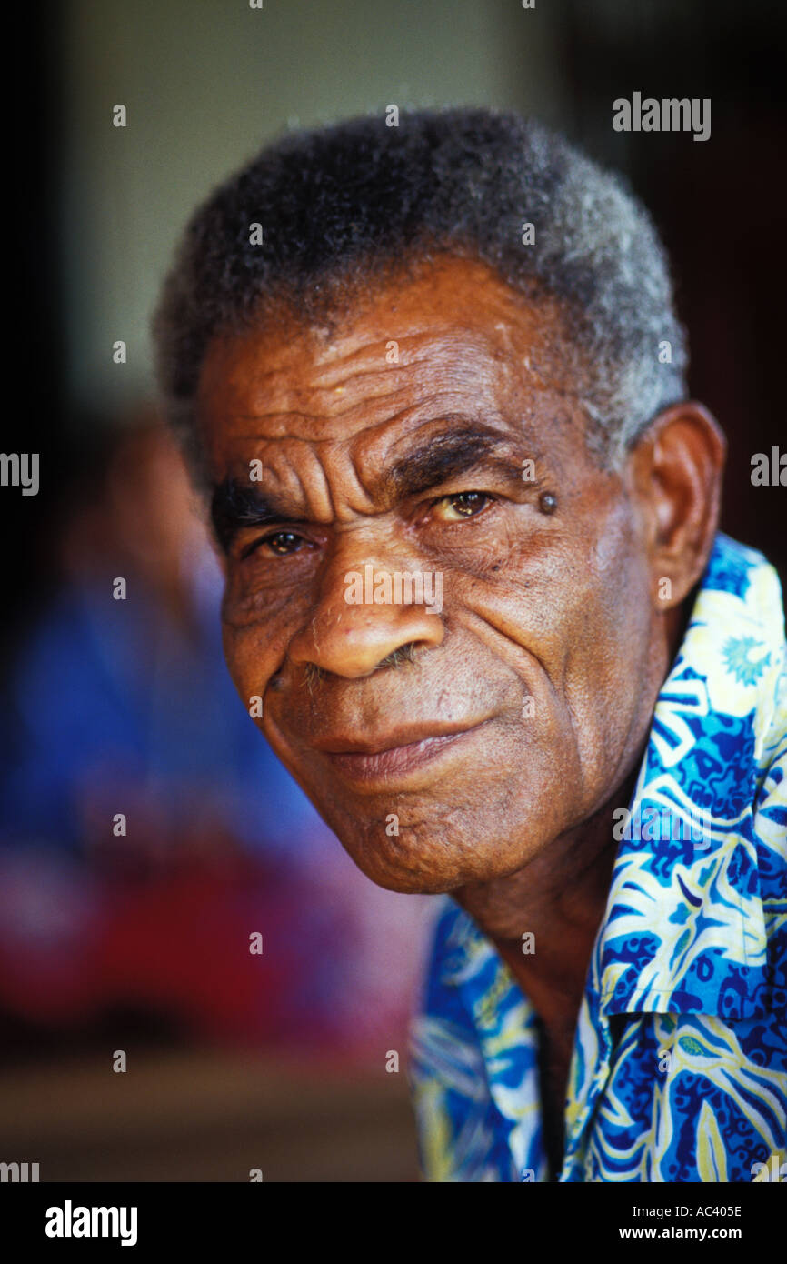 Fiji man portrait hi-res stock photography and images - Alamy