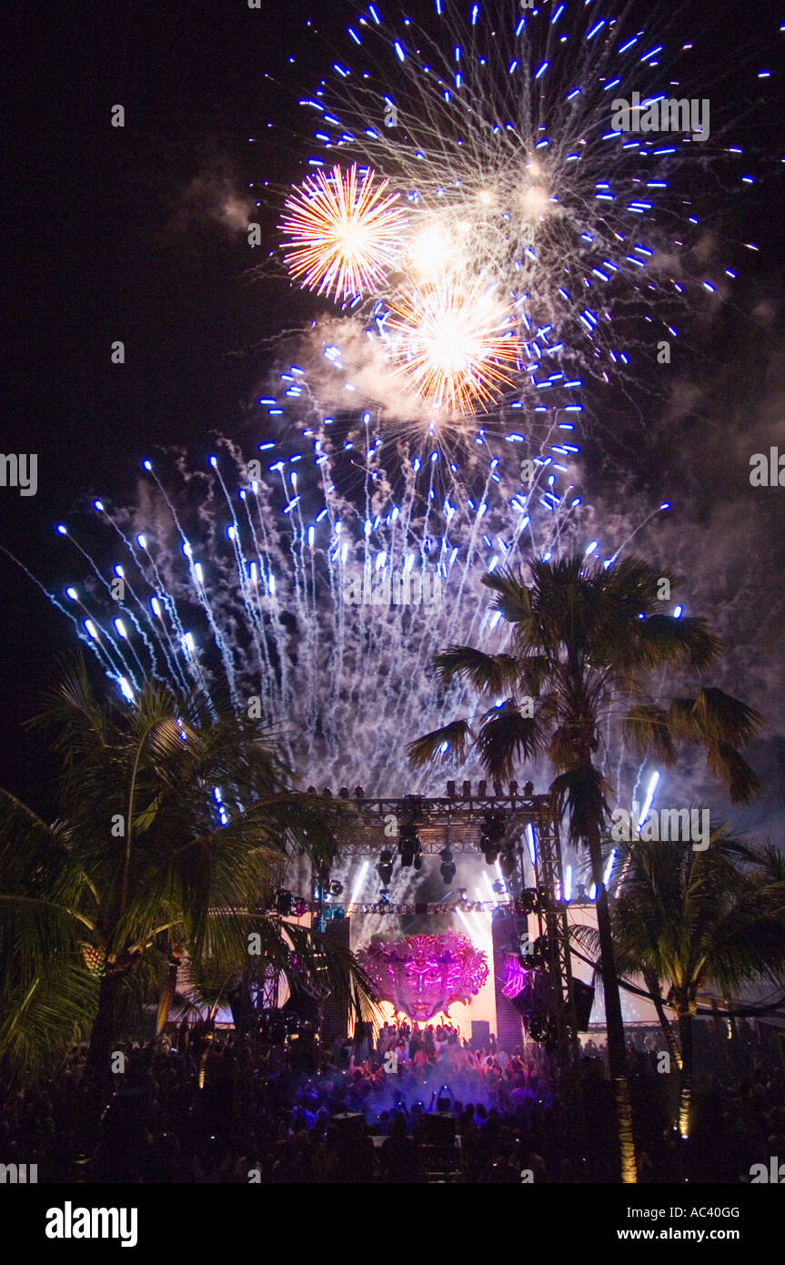 fireworks show at party Stock Photo - Alamy