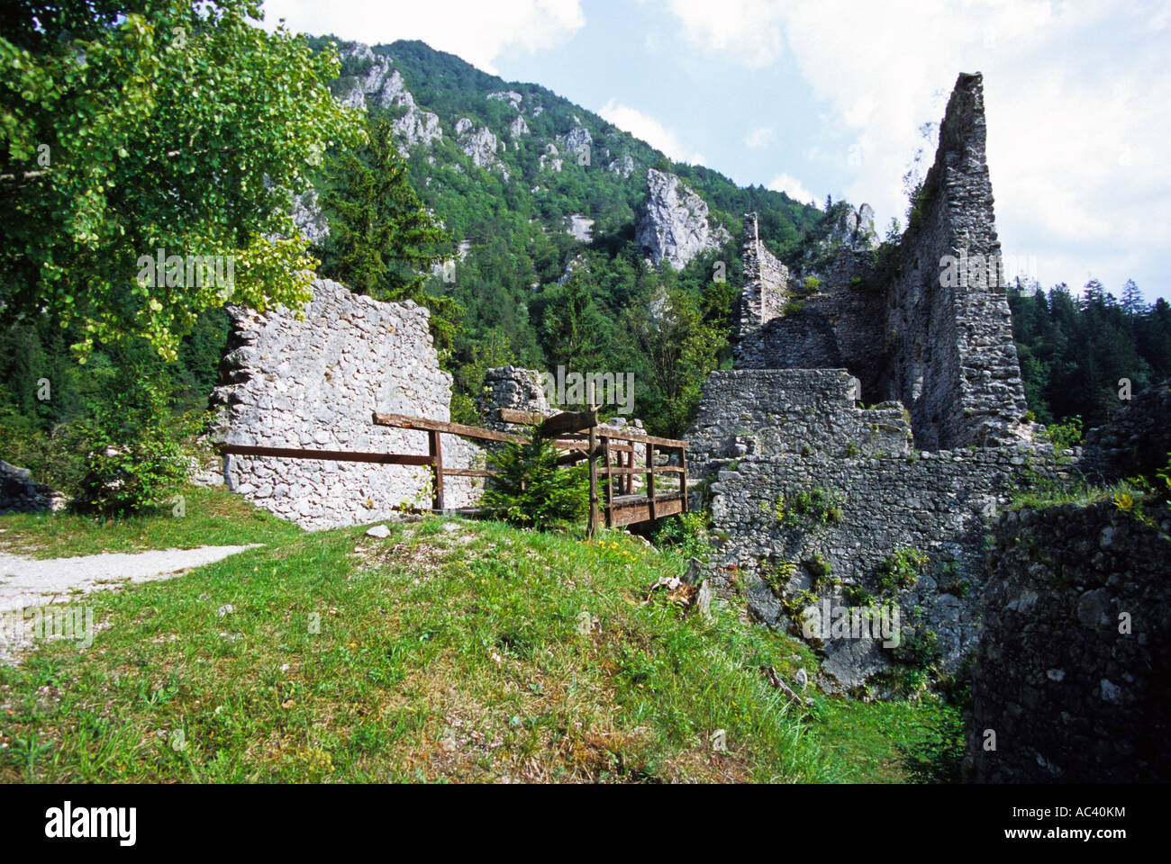 Slovenia grad kamen kamen castle hi-res stock photography and images ...