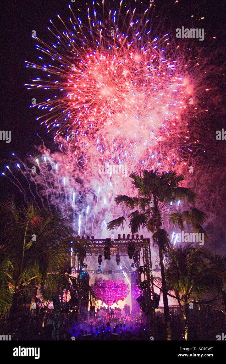 fireworks show at party Stock Photo - Alamy