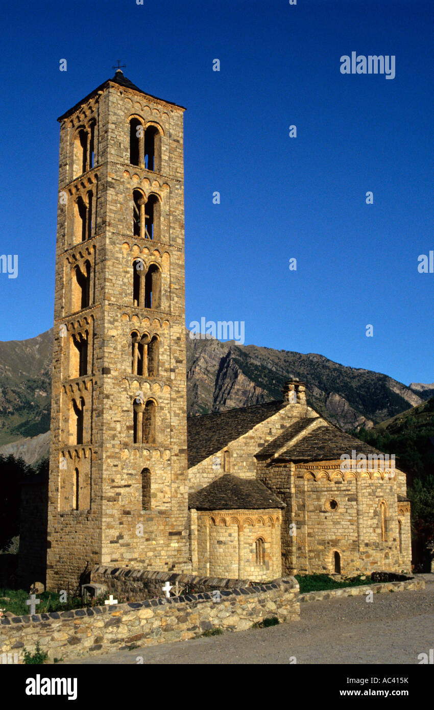 Sant Climent de Taüll. Romanesque church (12th century). Taüll. Alta ...