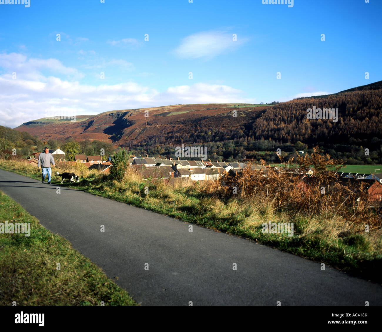 taff trail aberfan near merthyr tydfil south wales valleys Stock Photo ...