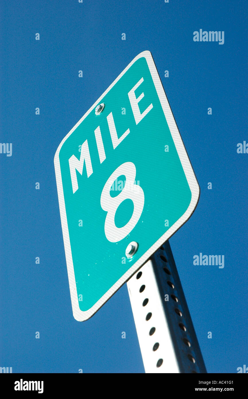 Eight number sign marker hi-res stock photography and images - Alamy