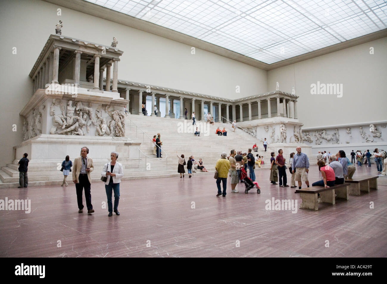 Pergamon Hall, Pergamon Museum, Berlin, Germany Stock Photo - Alamy