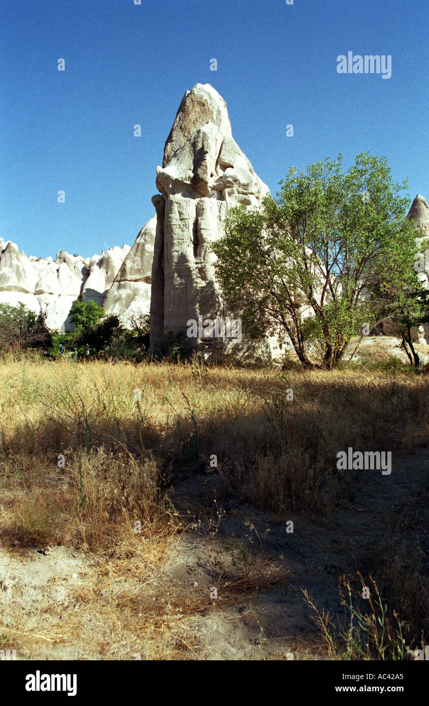 Turkey general views of the fantastically shaped fairy rock chimneys in ...