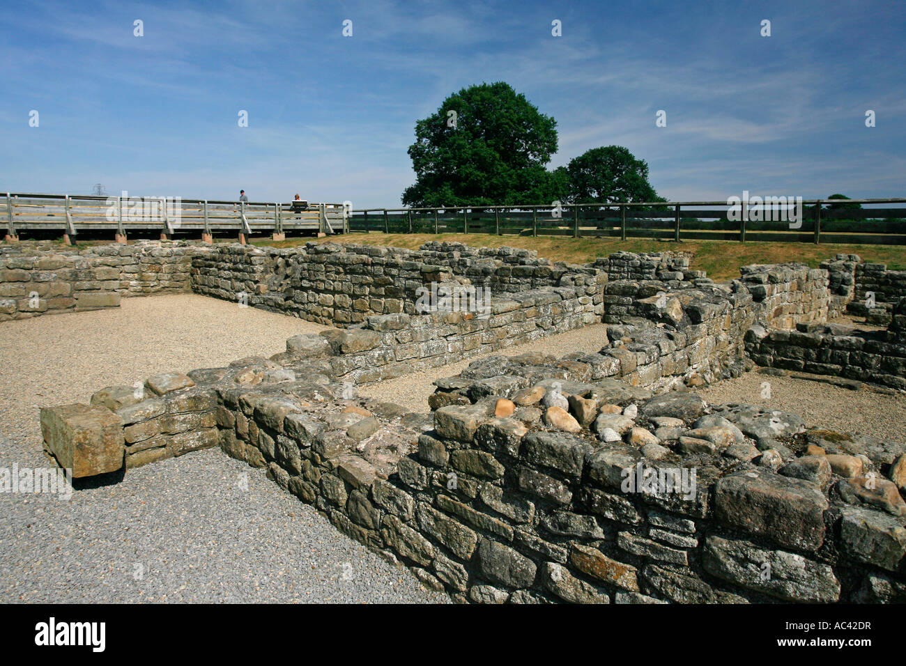 Durham binchester roman fort hi-res stock photography and images - Alamy